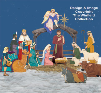 Nativity Woodcraft Patterns - The Winfield Collection