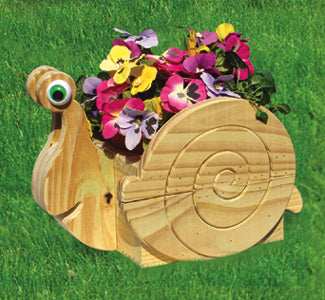 Snail Flower Pot Planter Wood Plan – The Winfield Collection